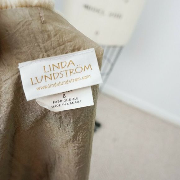 Linda Lundstrom | Jackets & Coats | Linda Lundstrom Faux Fur Vest Tan ...